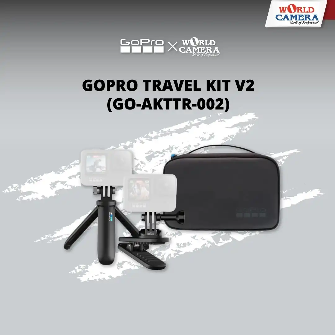 GOPRO ACCESSORY V2 KIT 2 (TRAVEL KIT)(GO-AKTTR-002) - WORLD CAMERA