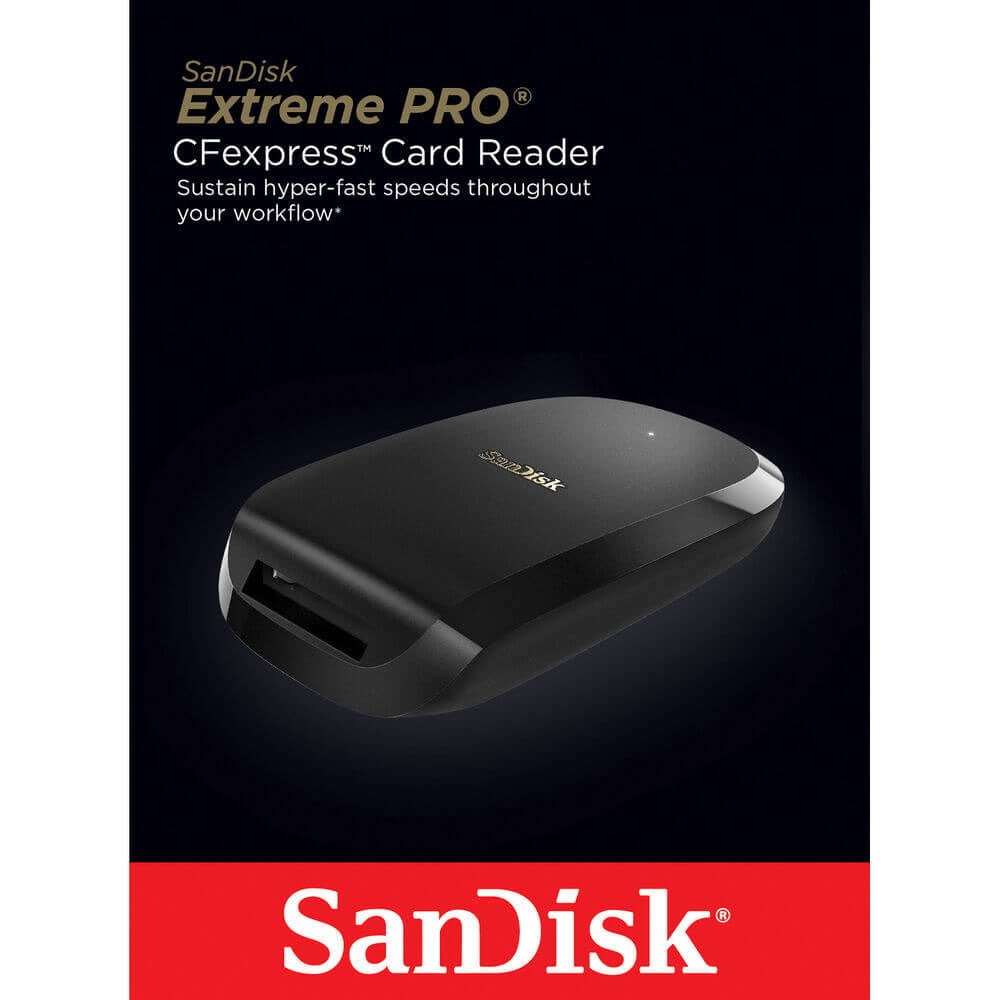 SANDISK EXTREME PRO CF EXPRESS CARD READER SSDR-F451-GNGNN - WORLD CAMERA